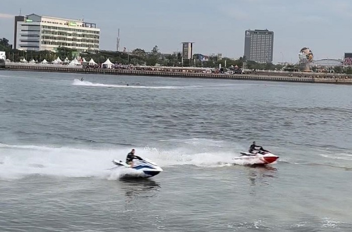 Atlet Brunei Darussalam dan Malaysia Meriahkan Parade Jet Ski Pembukaan ...